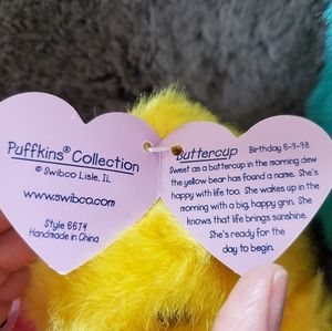 Swibco | Toys | Swibco Vintage Puffkins Bears 998 Set Of 3 Nwt | Poshmark